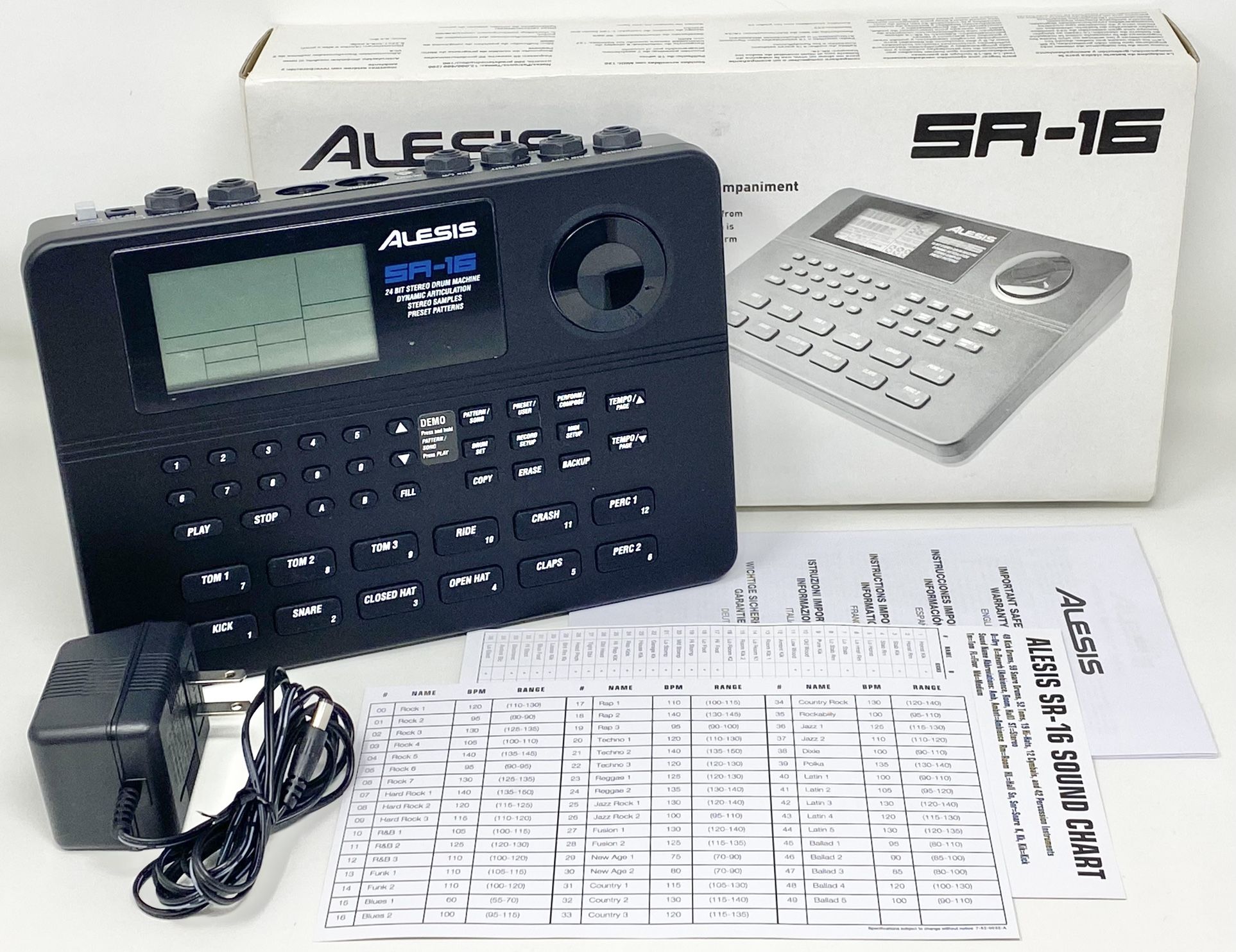Alesis SR-16 Portable Electronic Drum Machine for Sale in Palos Hills ...