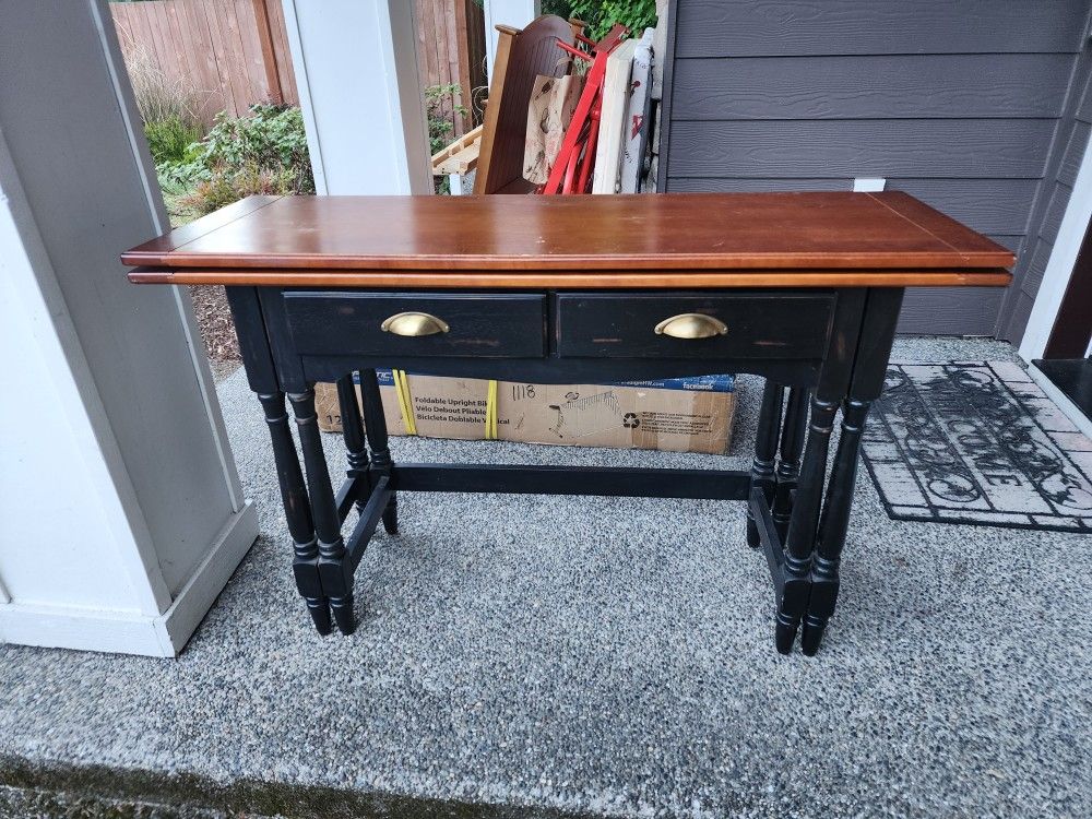 Solid Wood Entry Way Table... Console Table... Dinning Room Table for ...