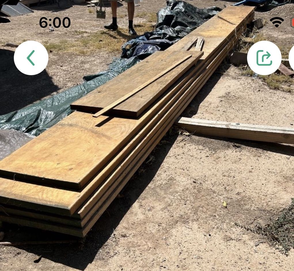 Pending Pickup FREE Plank Header Boards 24” X 24 Feet Long for Sale in ...