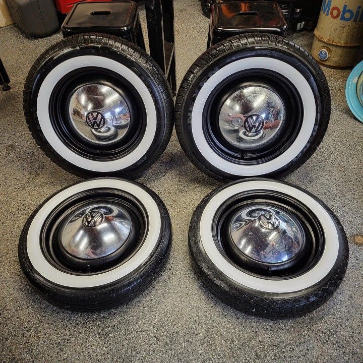 1956 to 1966 VW Bug Smoothie Wheels and Tires 1960 Volkswagen 1962 Rims ...