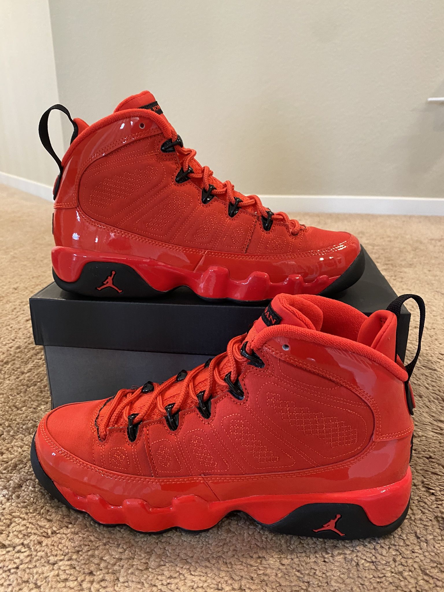 Jordan 9 Red And Black