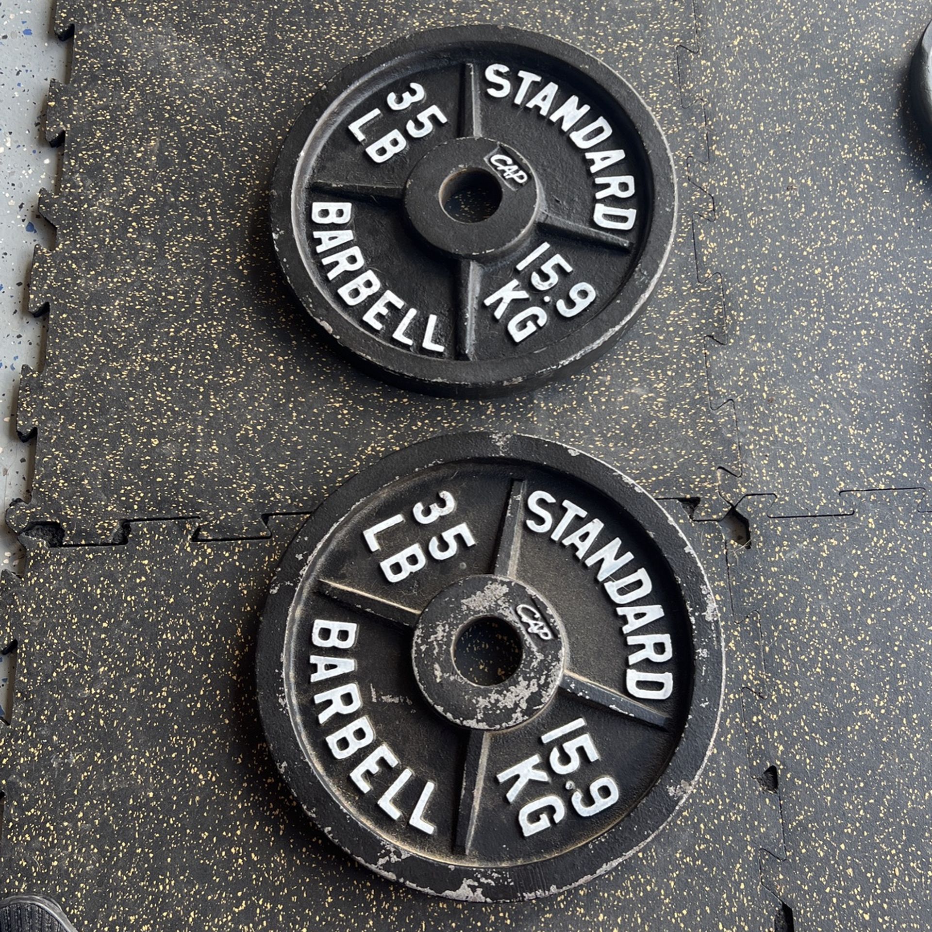 Olympic Weights 35lb Pair for Sale in Phoenix, AZ - OfferUp