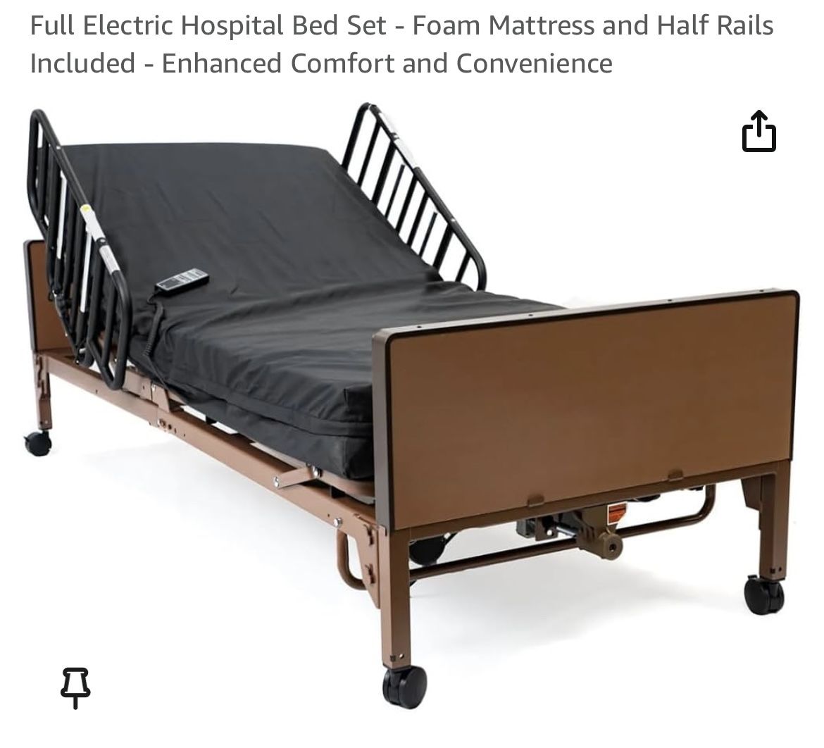 Brand New Medline Full Electric Hospital bed With Foam mattress for ...