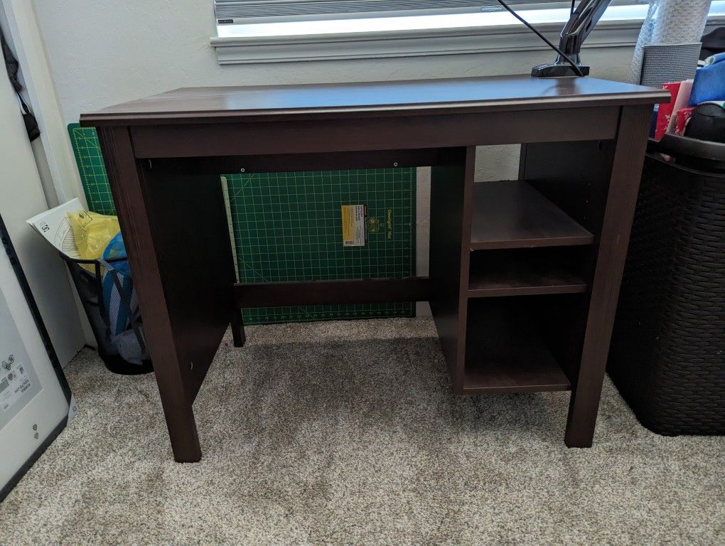 Ikea BRUSALI Desk brown 35 3 8x20 1 2 for Sale in San Jose CA OfferUp