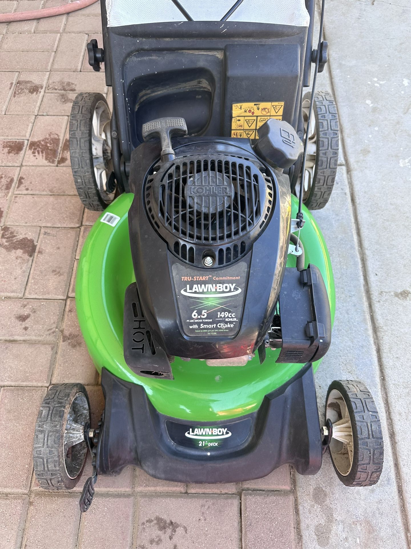 self propelled key start lawn mower lsbn lawn boy 21" for Sale in ...
