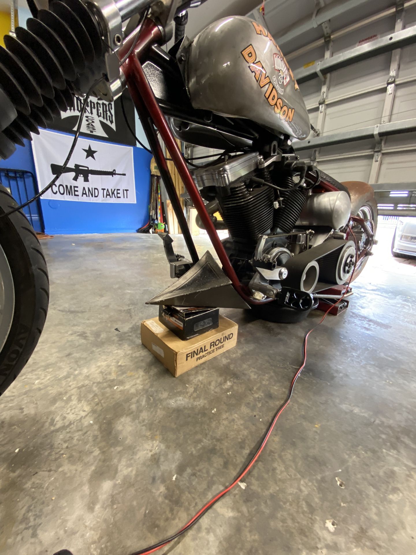 Harley Davidson Chopper Custom Oil Tank Bobber for Sale in Fort ...