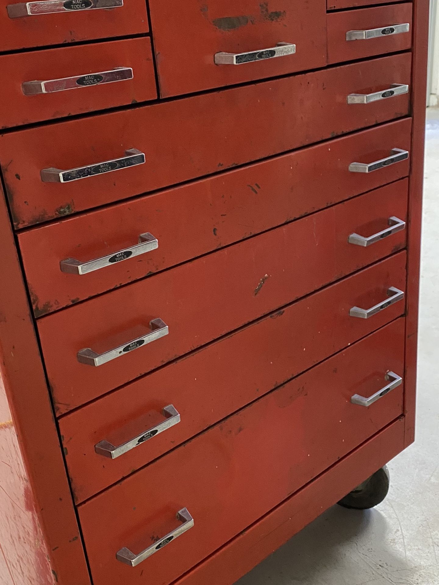 Vintage Mac Tools Tool Box/Chest/Cabinet/Cart ~39” Tall x18” Deep x27 ...