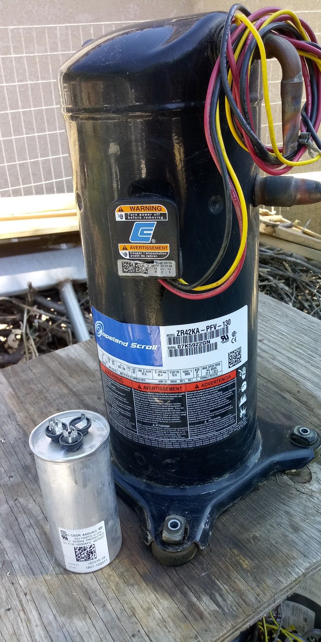 4 ton copeland compressor r22 for Sale in Hemet, CA - OfferUp