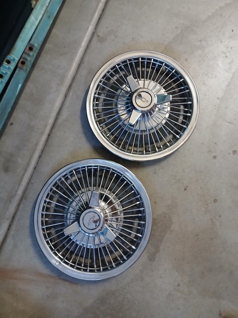 1(contact info removed) 1966 CHEVROLET IMPALA GM ACCESSORY 14" WIRE ...