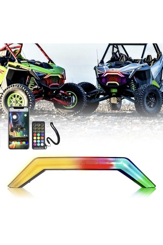 RZR PRO Front Accent Light with Chasing Color,Remote&Bluetooth Control ...