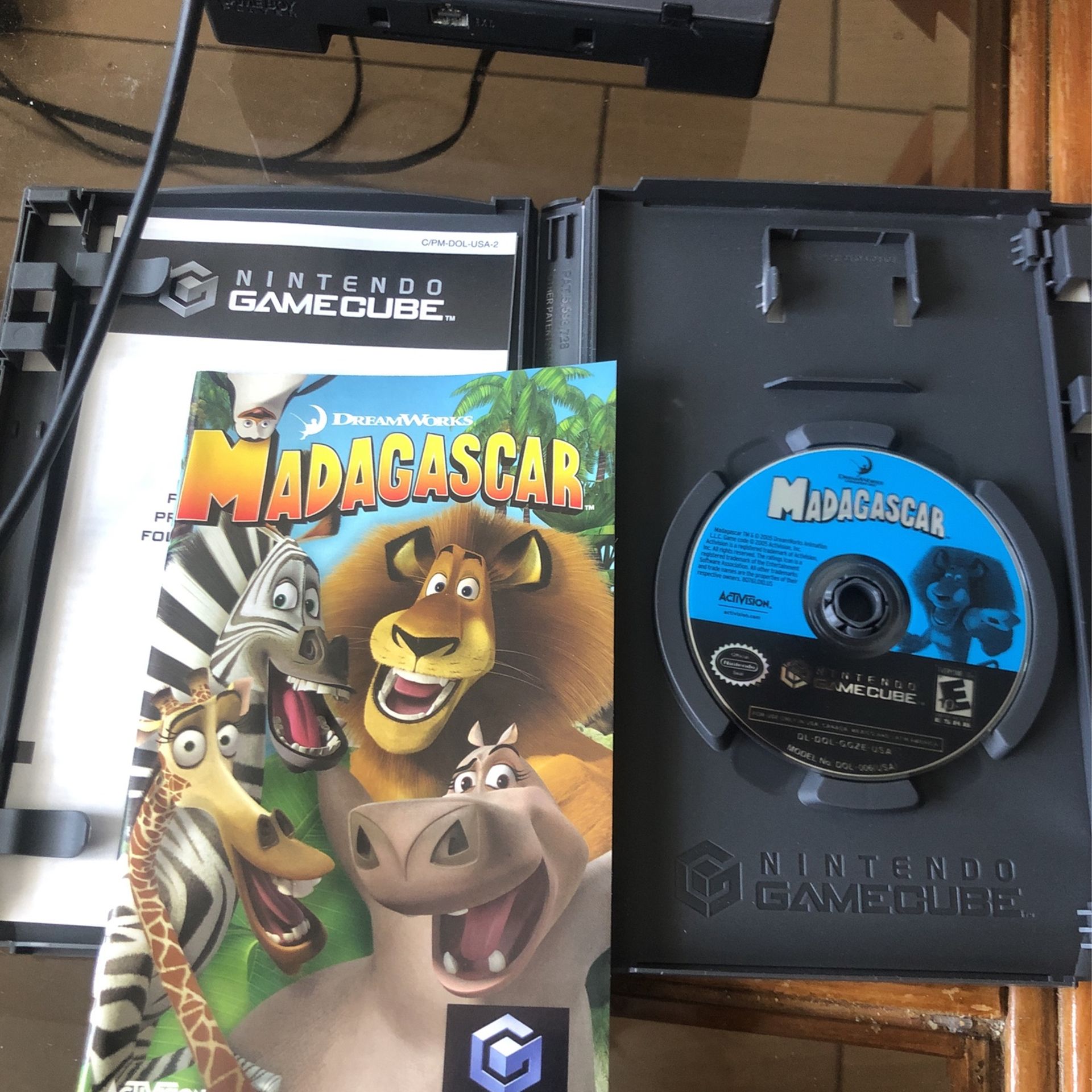 Madagascar Gamecube Disc