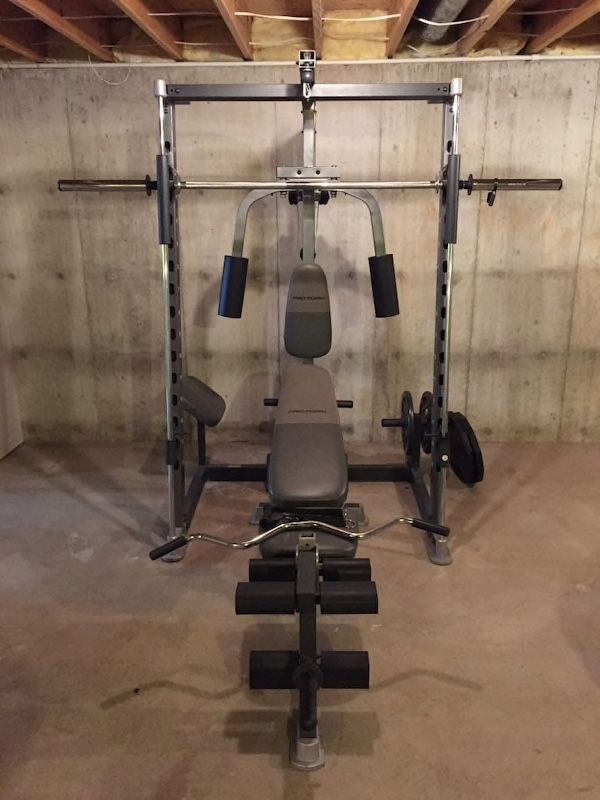 Smith machine weight set bench with weights c840 for Sale in Saint ...