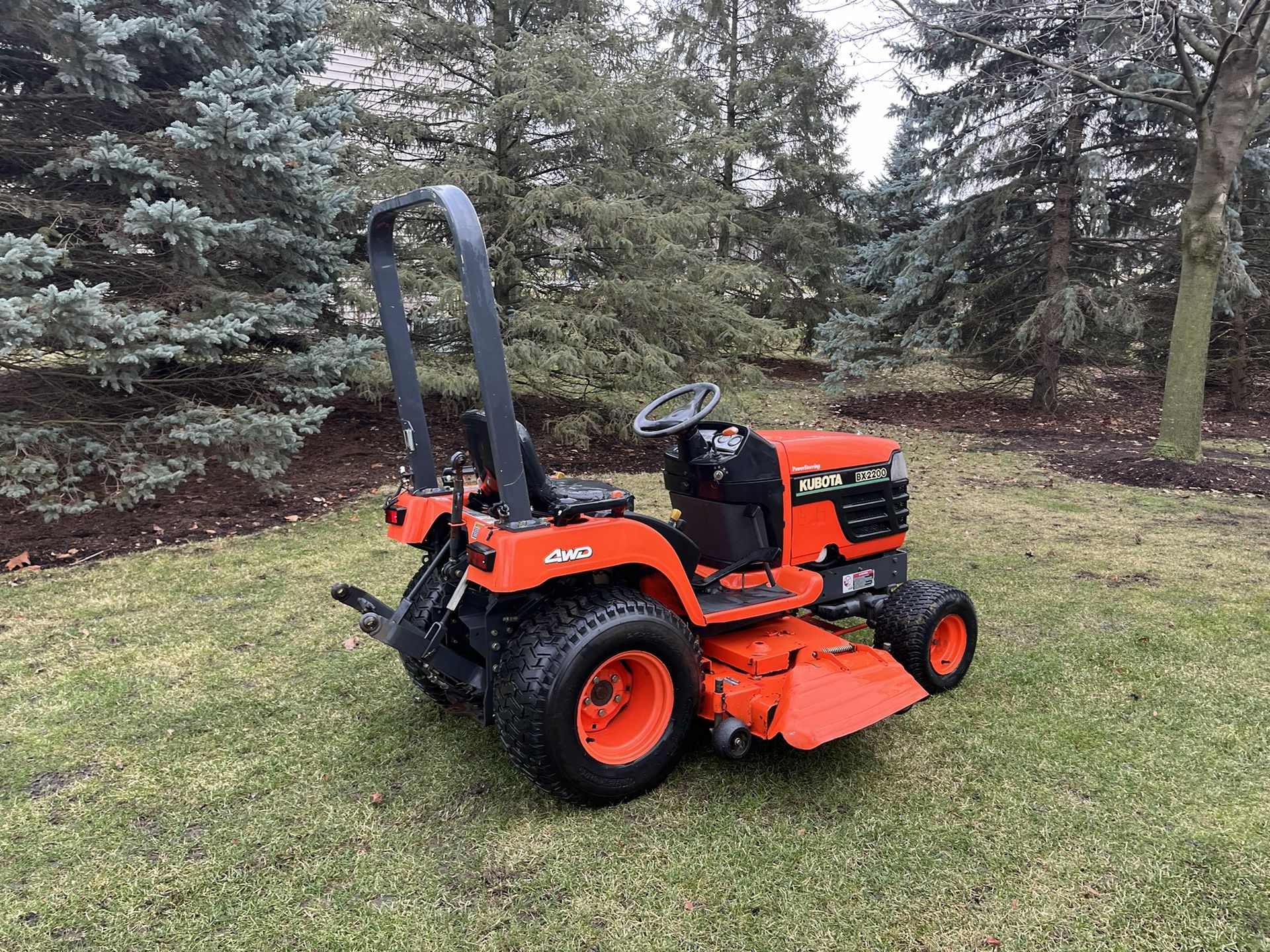 Kubota BX2200 Diesel Compact Tractor With A 60 Inch Deck for Sale in ...