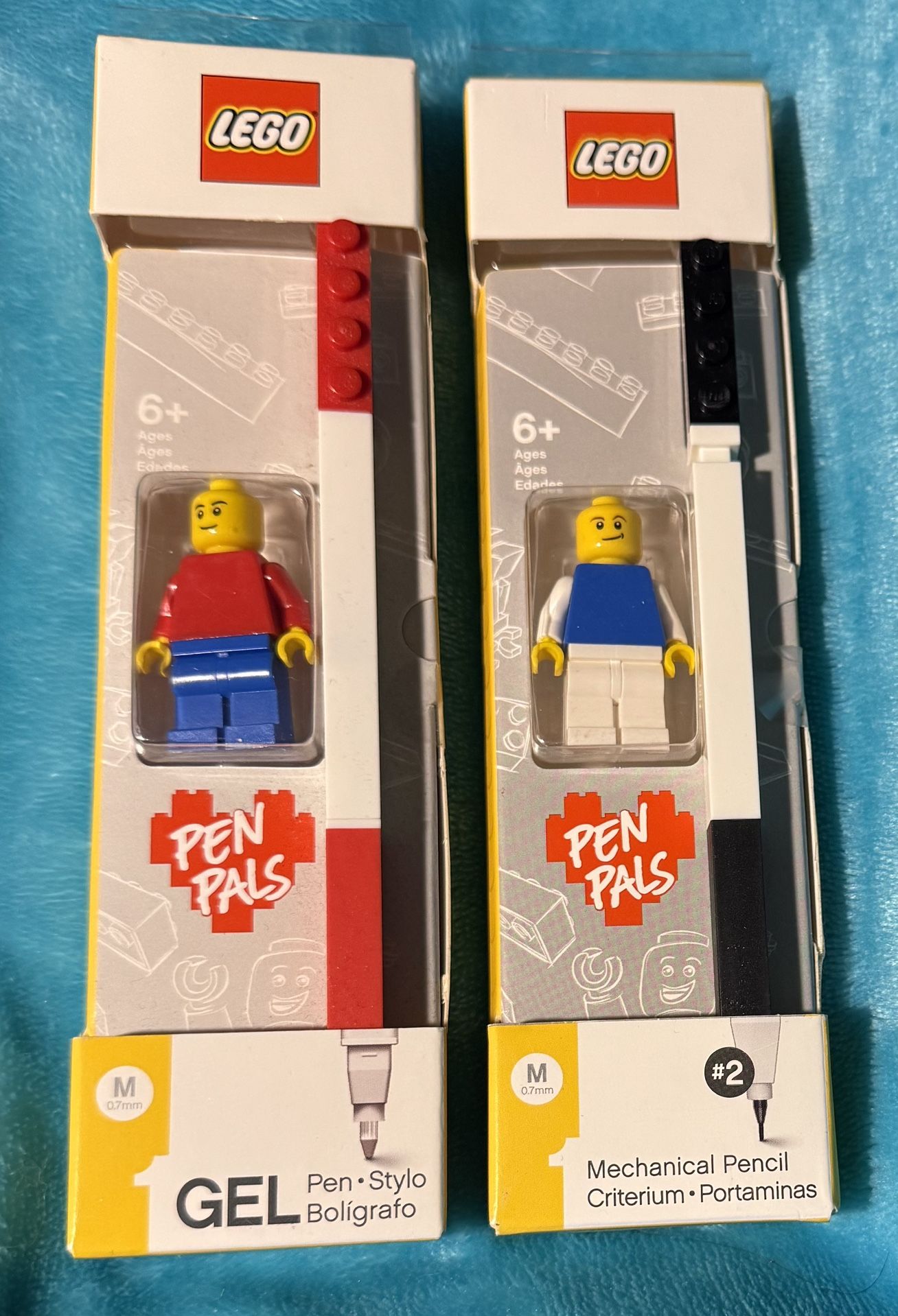 LEGO Mechanical Pencil With Minifigure and Gel Pen With Minifigure for ...