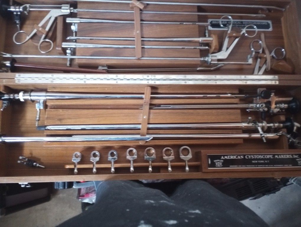 Vintage American Cystoscope Makers Inc. Broyles Optical Bronchoscope ...