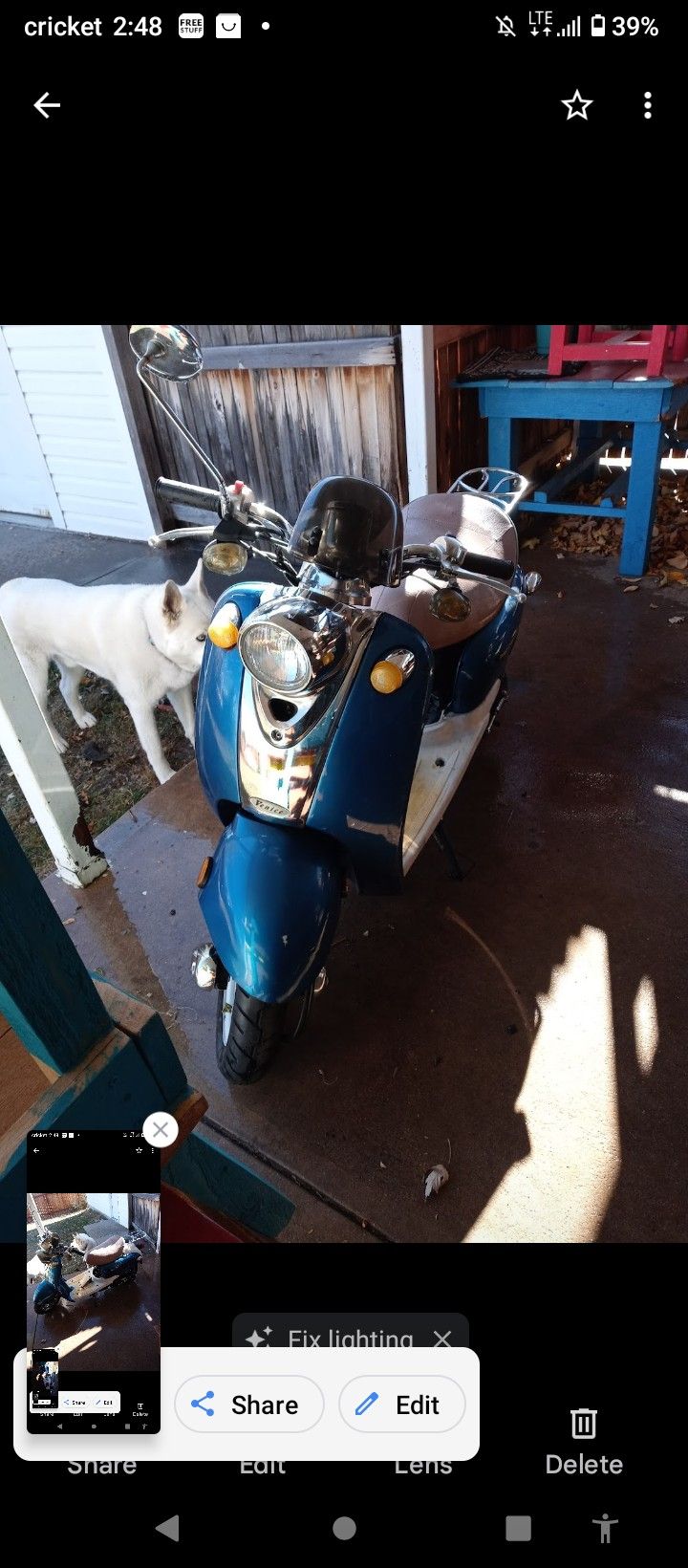 Electric And Kick Start Venice 49cc QS 50qt Scooter for Sale in ...