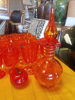 Orange Depression Glass