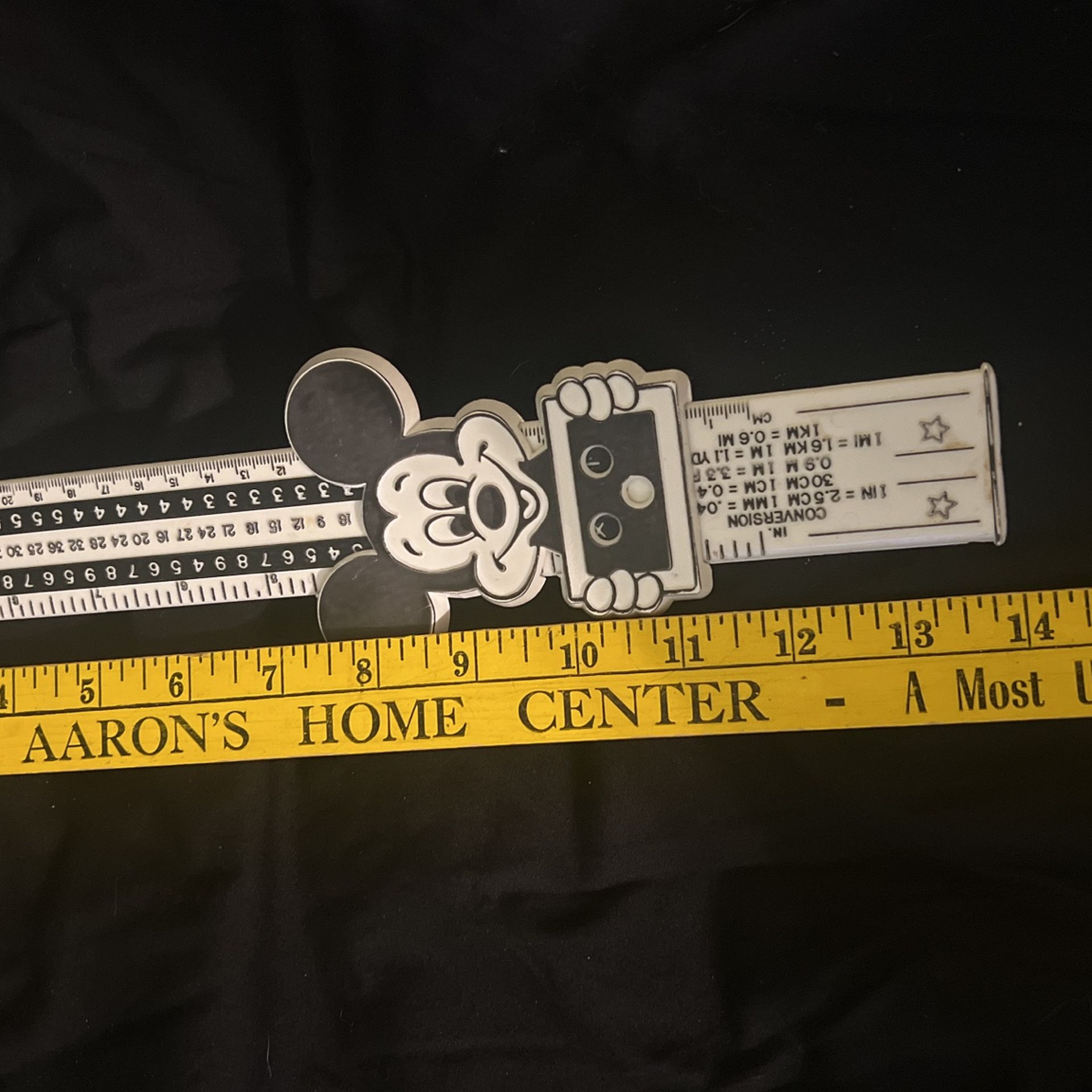 Vintage 1982 Disney World Mickey Mouse Slide Conversion Ruler for Sale ...