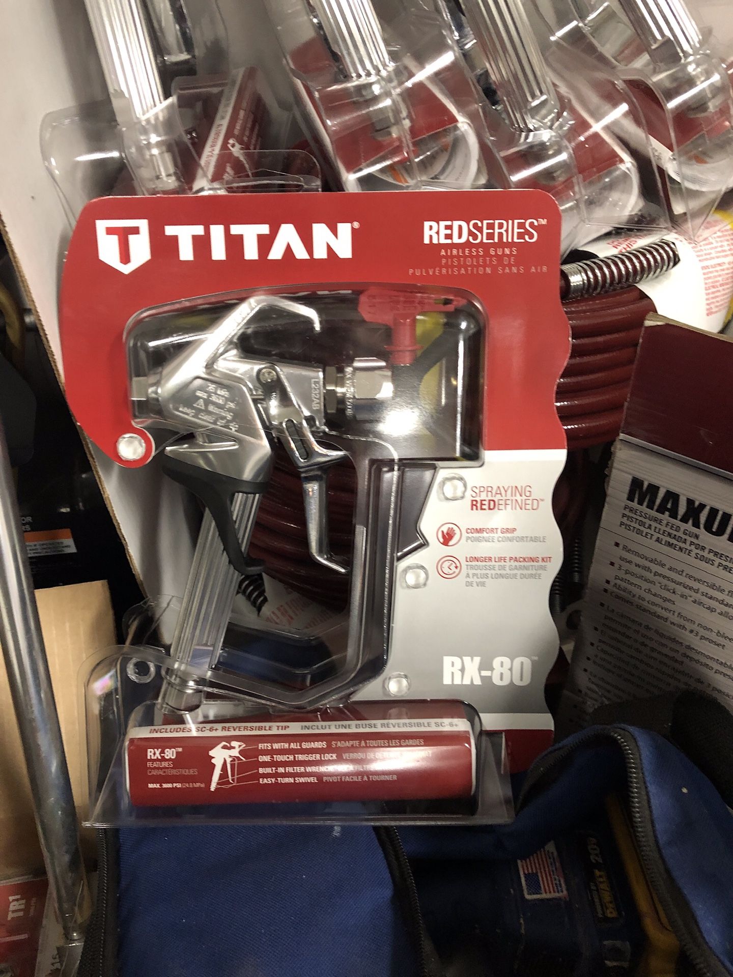 TITAN RX-80 2 Finger W/SC6+ Airless Paint Spray Gun for Sale in Beverly ...
