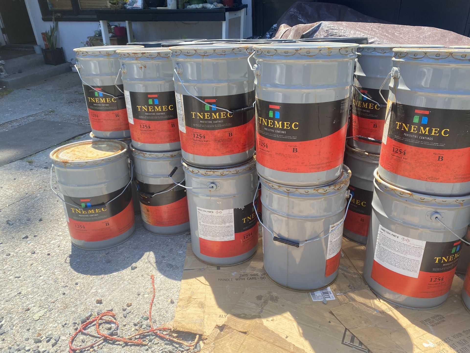 Tnemec Epoxy . Off White . 5 Gallon . Part A & B Kits for Sale in ...
