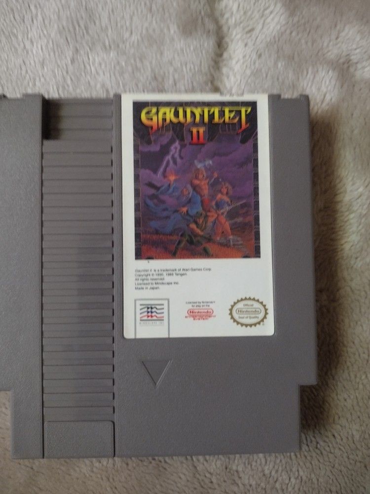 Nintendo NES Gauntlet 1 And 2 No Offers No Trades Good Shape And They ...