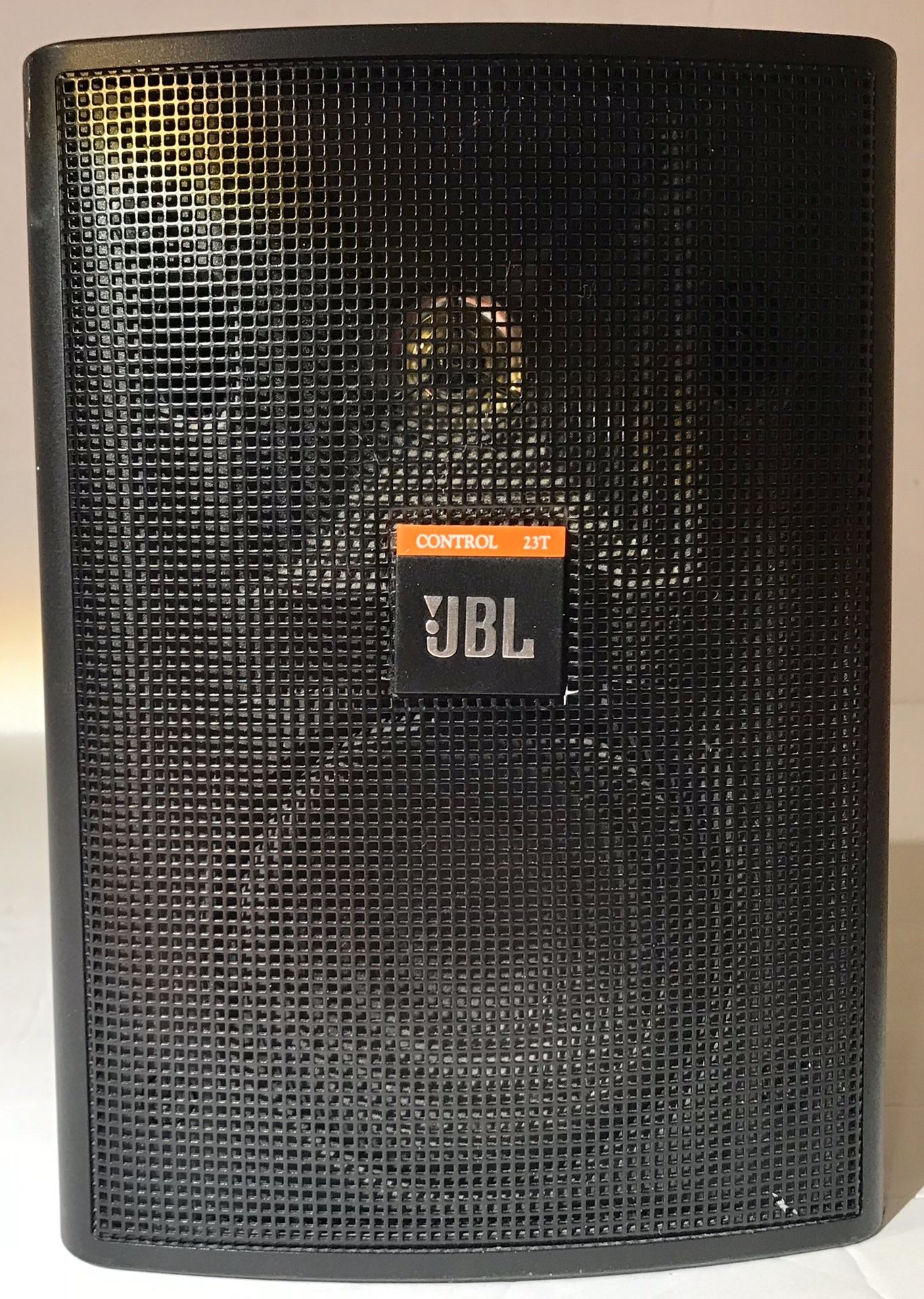 1 (one single) JBL Control 23T Outdoor Speaker with a mounting bracket ...