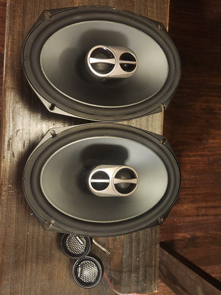 6x9 Alpine 3 Way &pair Of Alpine Tweeters for Sale in Garland, TX - OfferUp