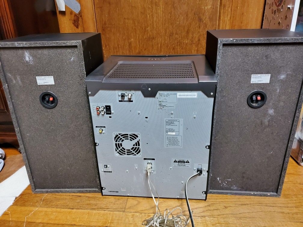 Sony LBT-ZX66i Compact Stereo Hi-Fi Component System 560 Watts MP3 5 ...