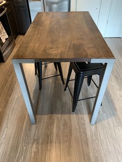 CB2 Stilt 36 high rectangular counter height table for Sale in Seattle WA OfferUp