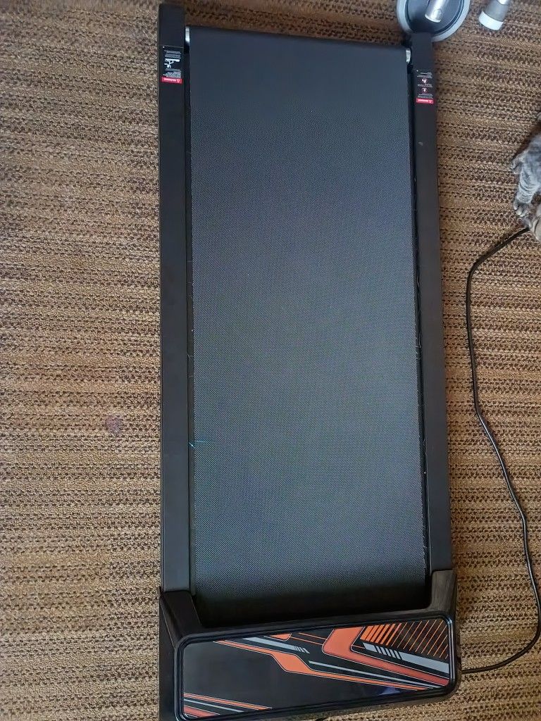 Walking Pad Treadmill, Under Desk Walking Mat with Incline for Home and ...