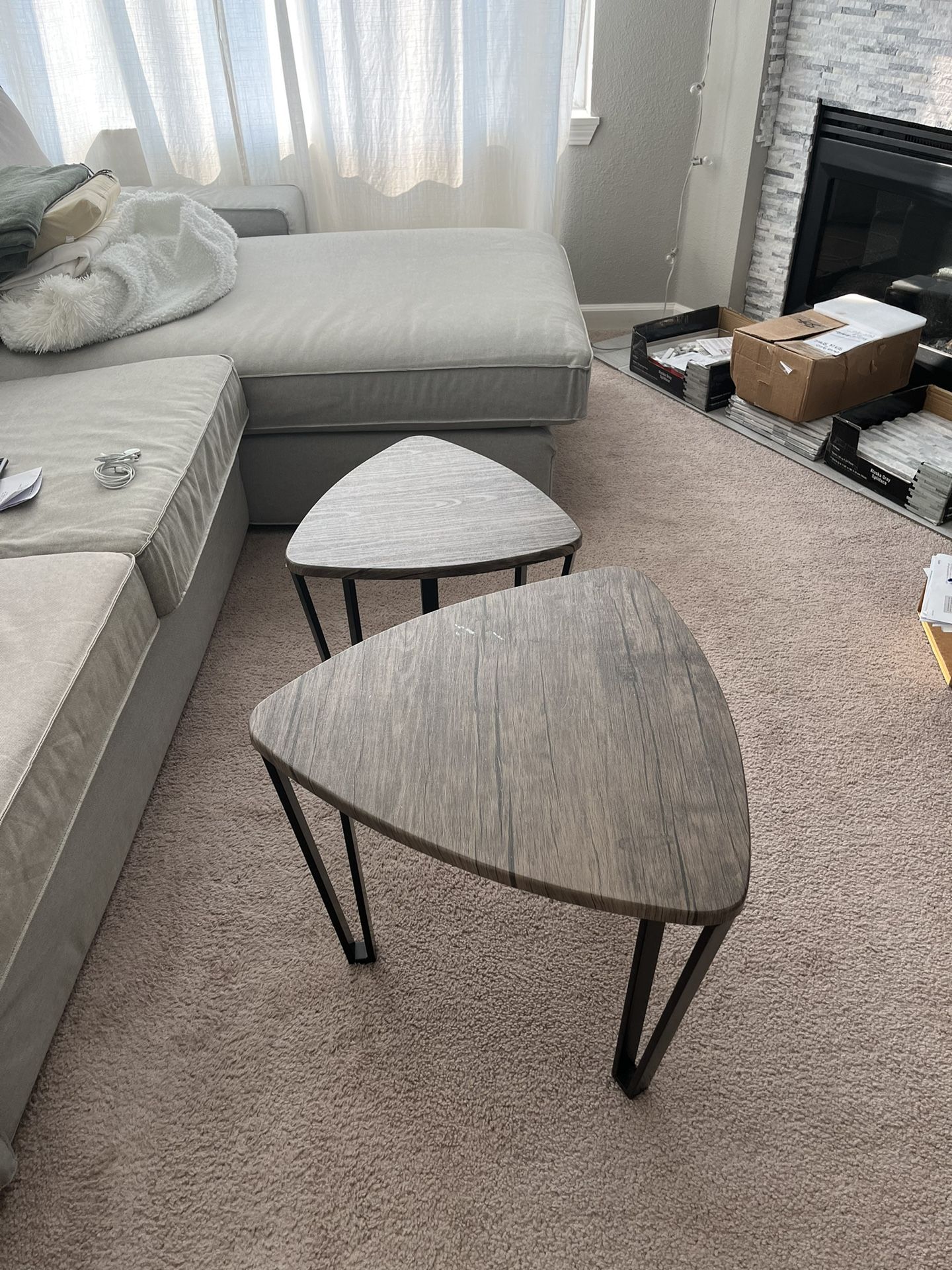 Tables - Set Of 2 Coffee Tables - Triangular for Sale in Seattle, WA ...