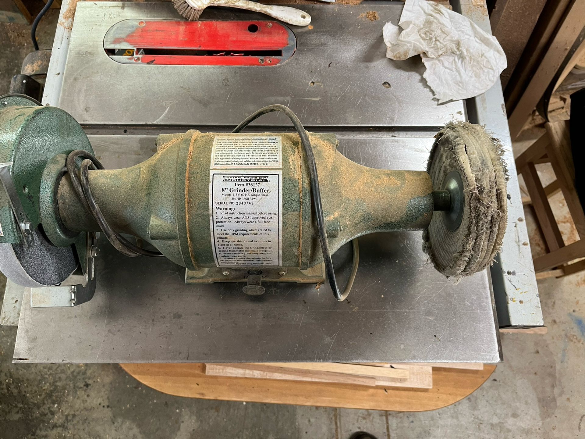 8” 3/4 HP Bench Grinder for Sale in Federal Way, WA - OfferUp