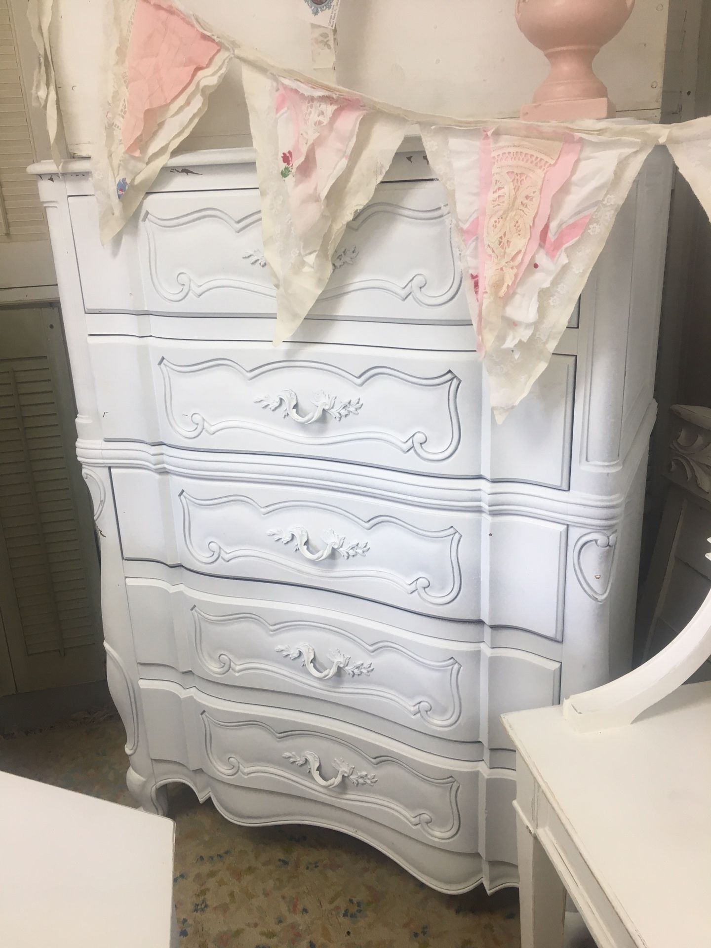 She’s So Shabby Chic Vintage Tall Dresser for Sale in Parkland, FL ...