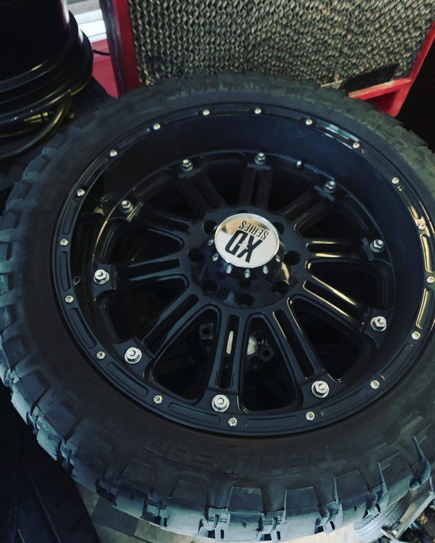 XD 22x9 wheels with 33s tires for Sale in Hesperia, CA - OfferUp