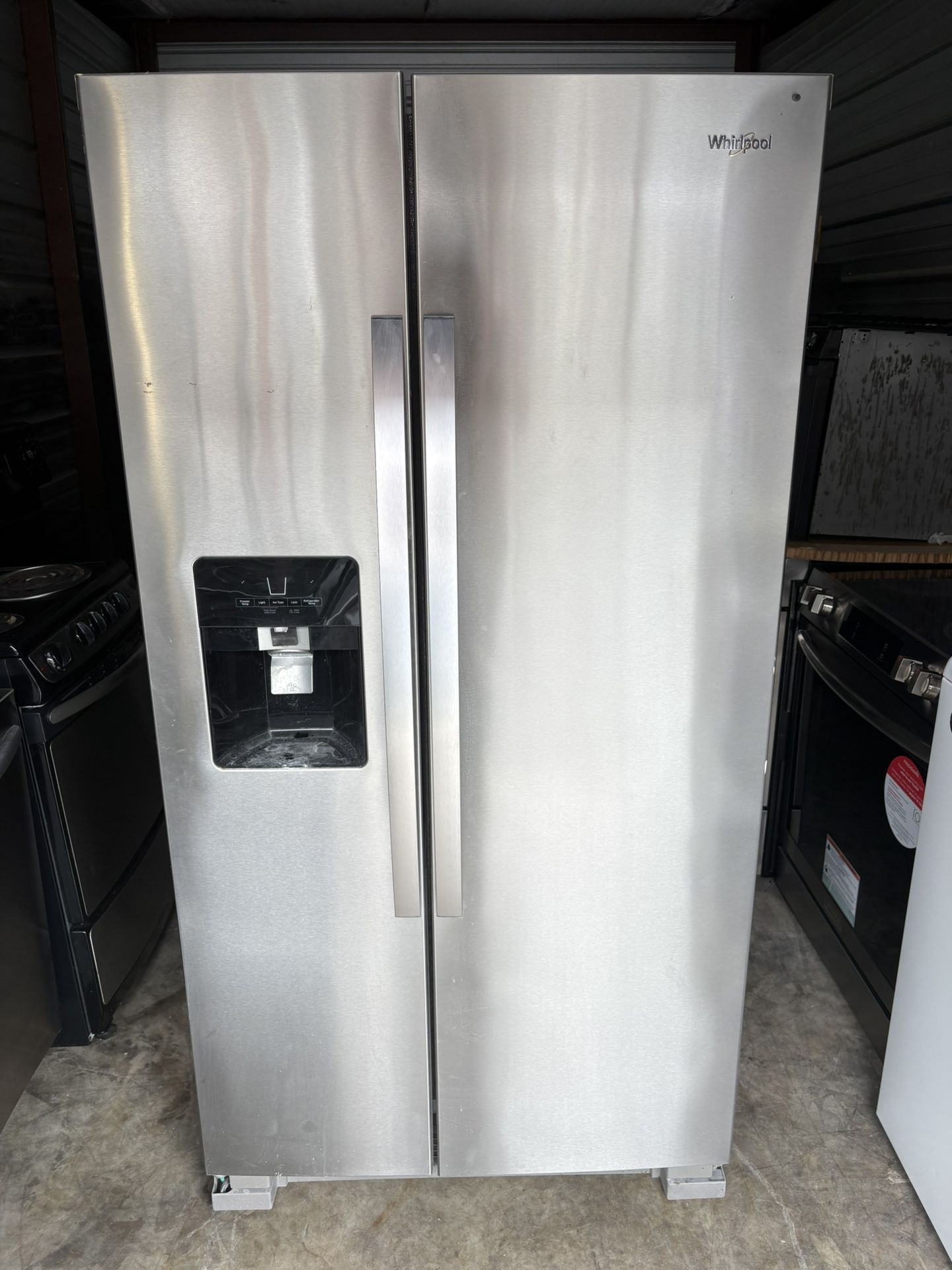 Stainless Steel 25 Cubic Feet Side By Side Refrigerator for Sale in ...