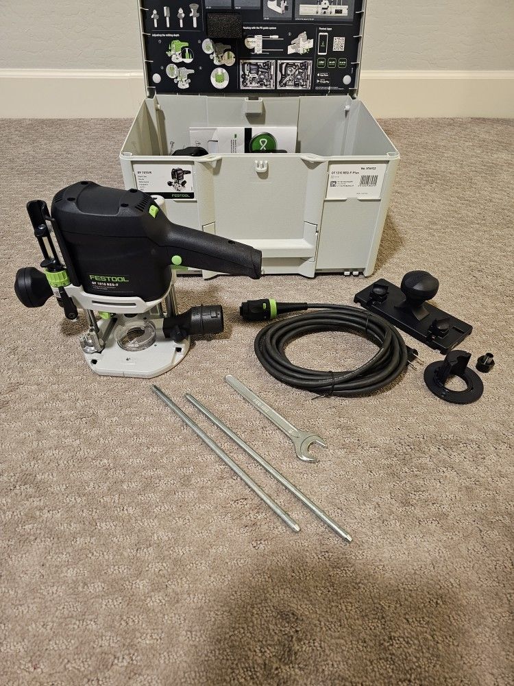 Festool Router OF 1010 REQ-F-Plus (576922) + Edge Guide for Sale in ...