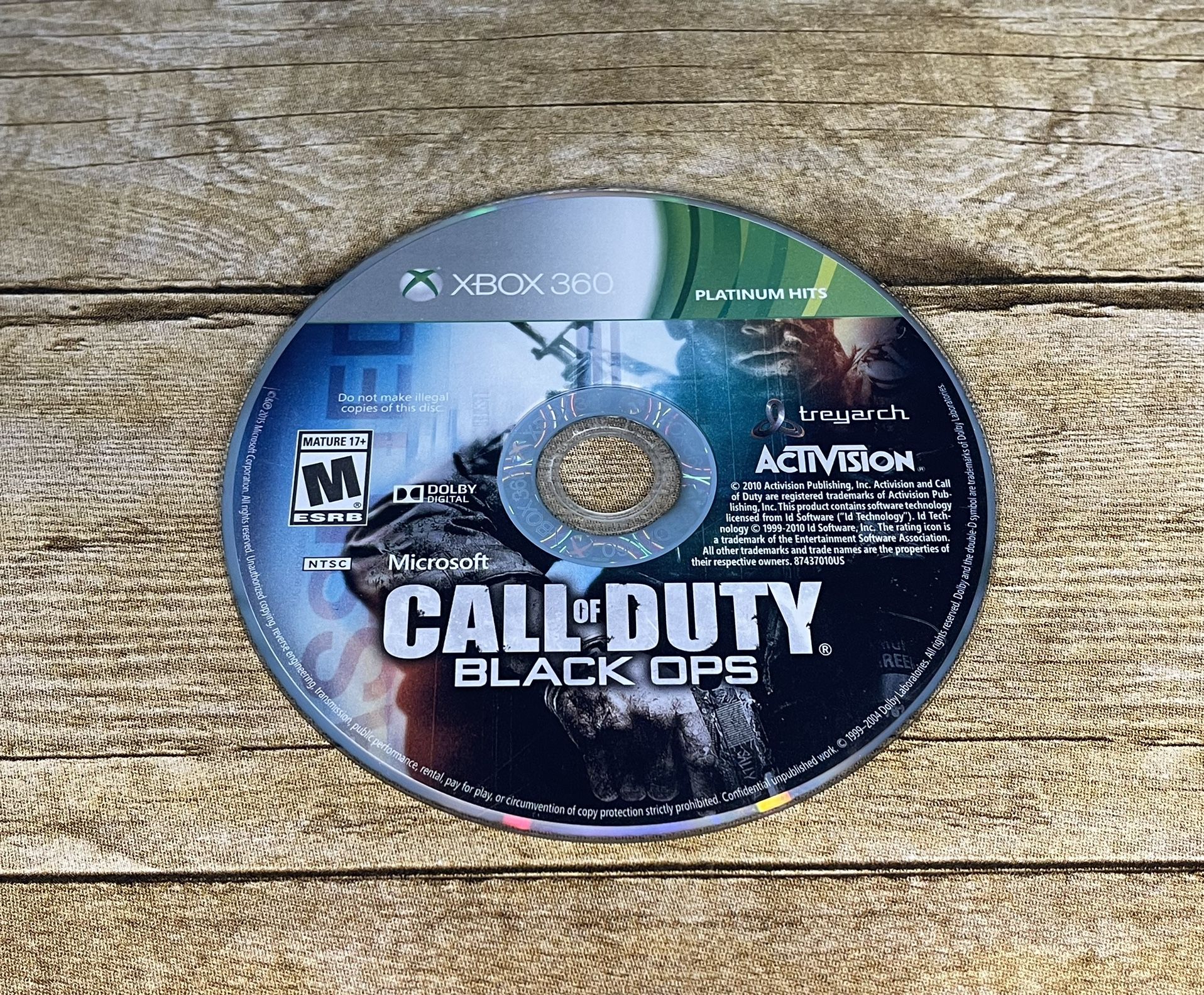 Call Of Duty Black Ops 2 Xbox 360 Disc