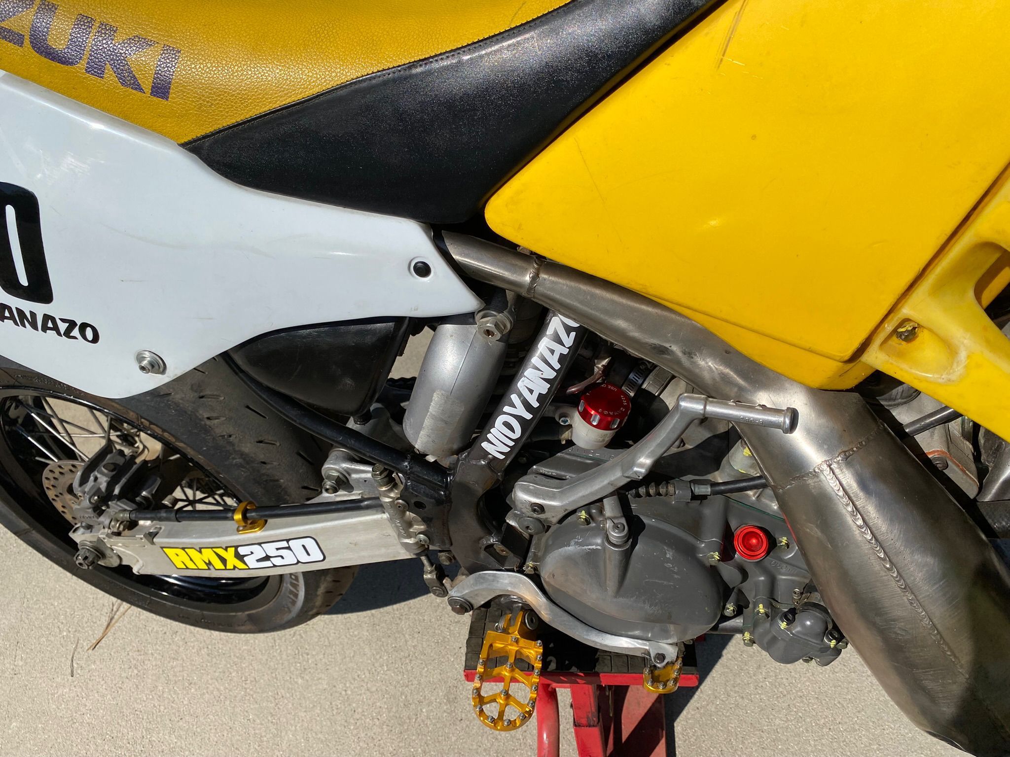 SUZUKI RMX 250 GREEN STICKER SUPERMOTO FUN DIRT BIKE SUPERMOTARD for ...