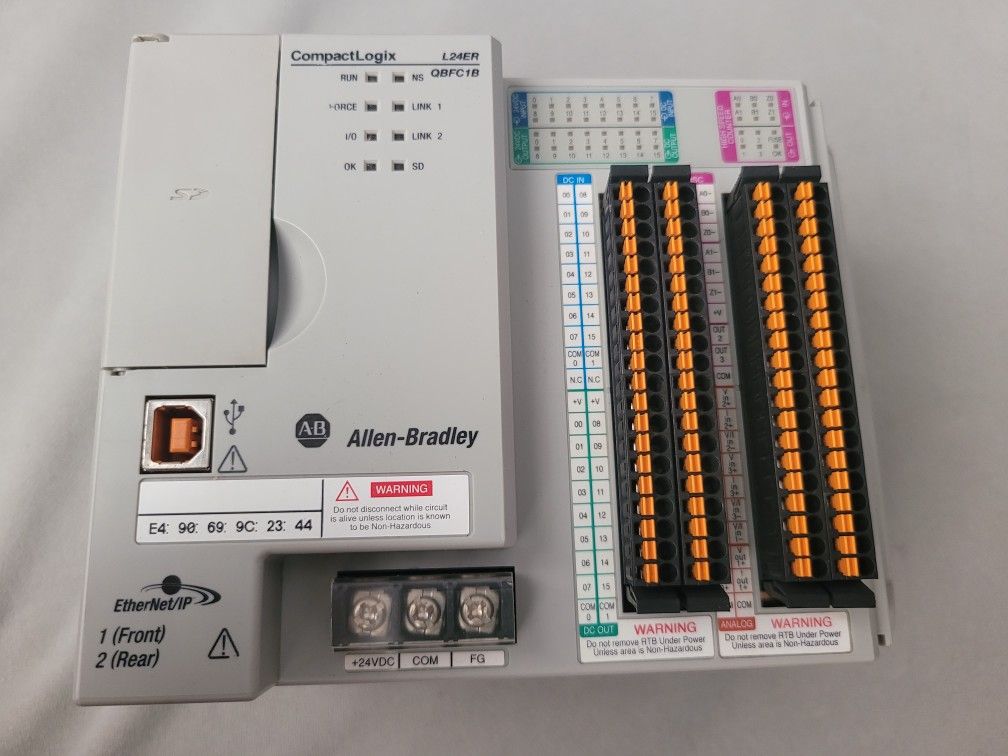 Allen-Bradley 1769-L24ER-QBFC1B CompactLogix Processor Controller for ...