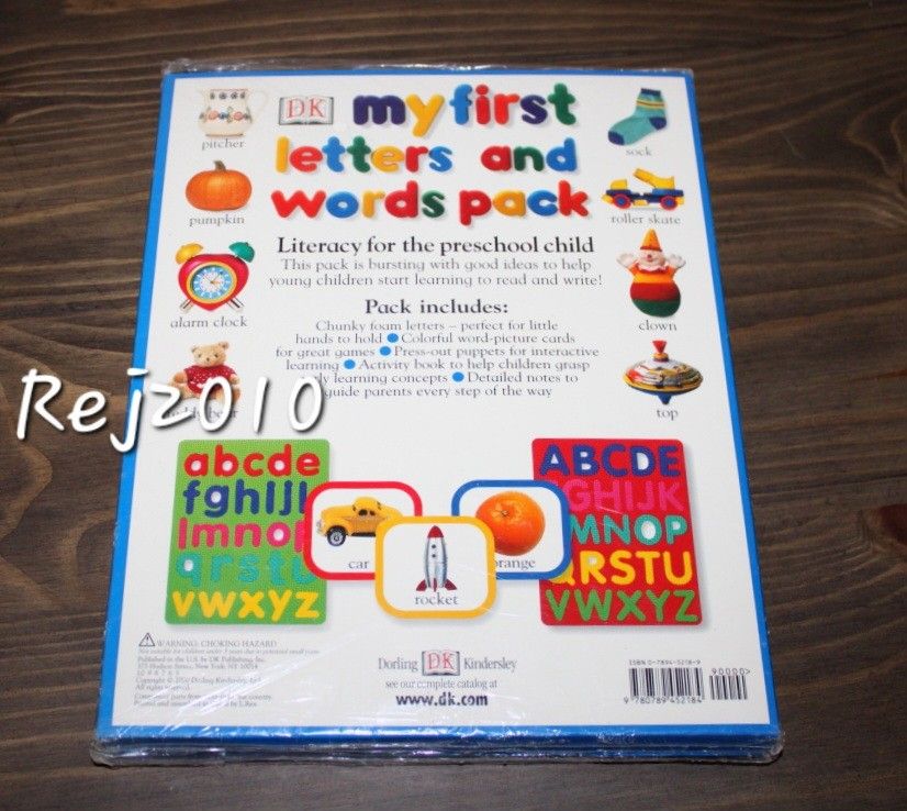 New DK My first letters and word pack with foam letters literacy for ...
