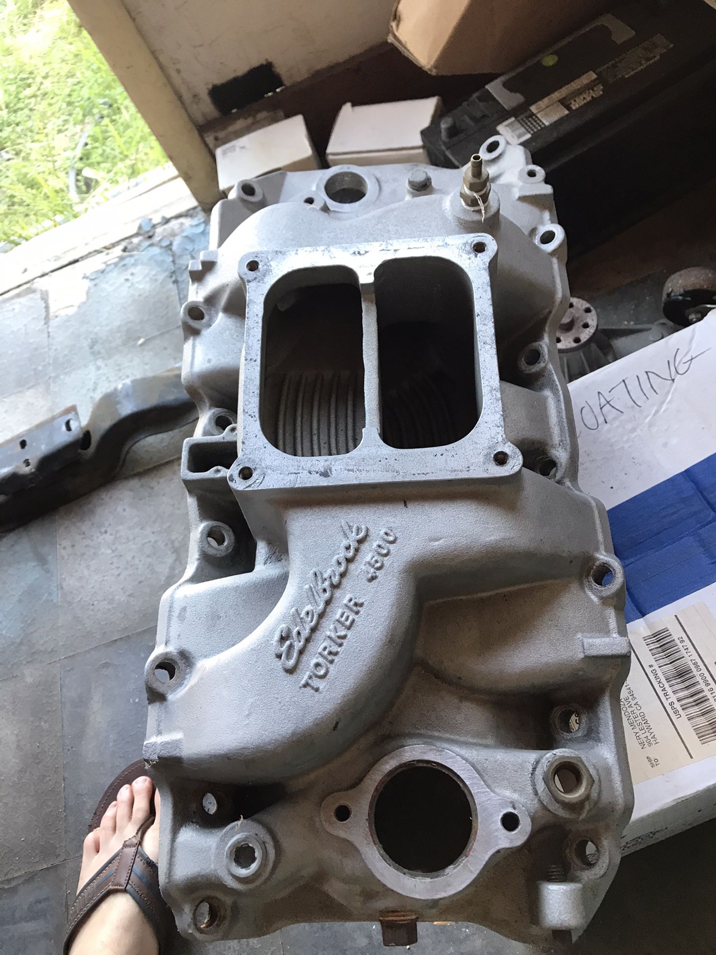 Edelbrock torker 4500 bbc intake for Sale in Hayward, CA - OfferUp