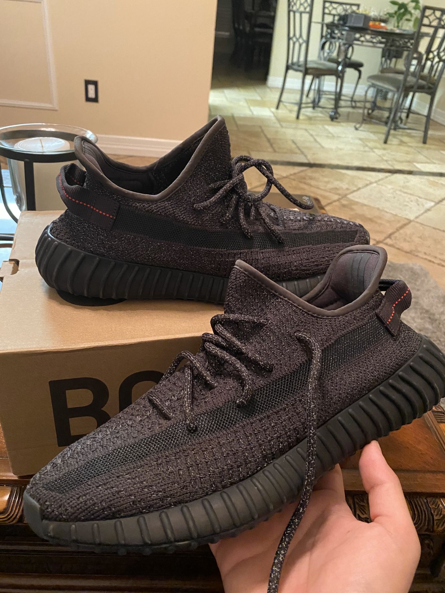 Yeezy 350 black reflectives for Sale in Houston, TX - OfferUp