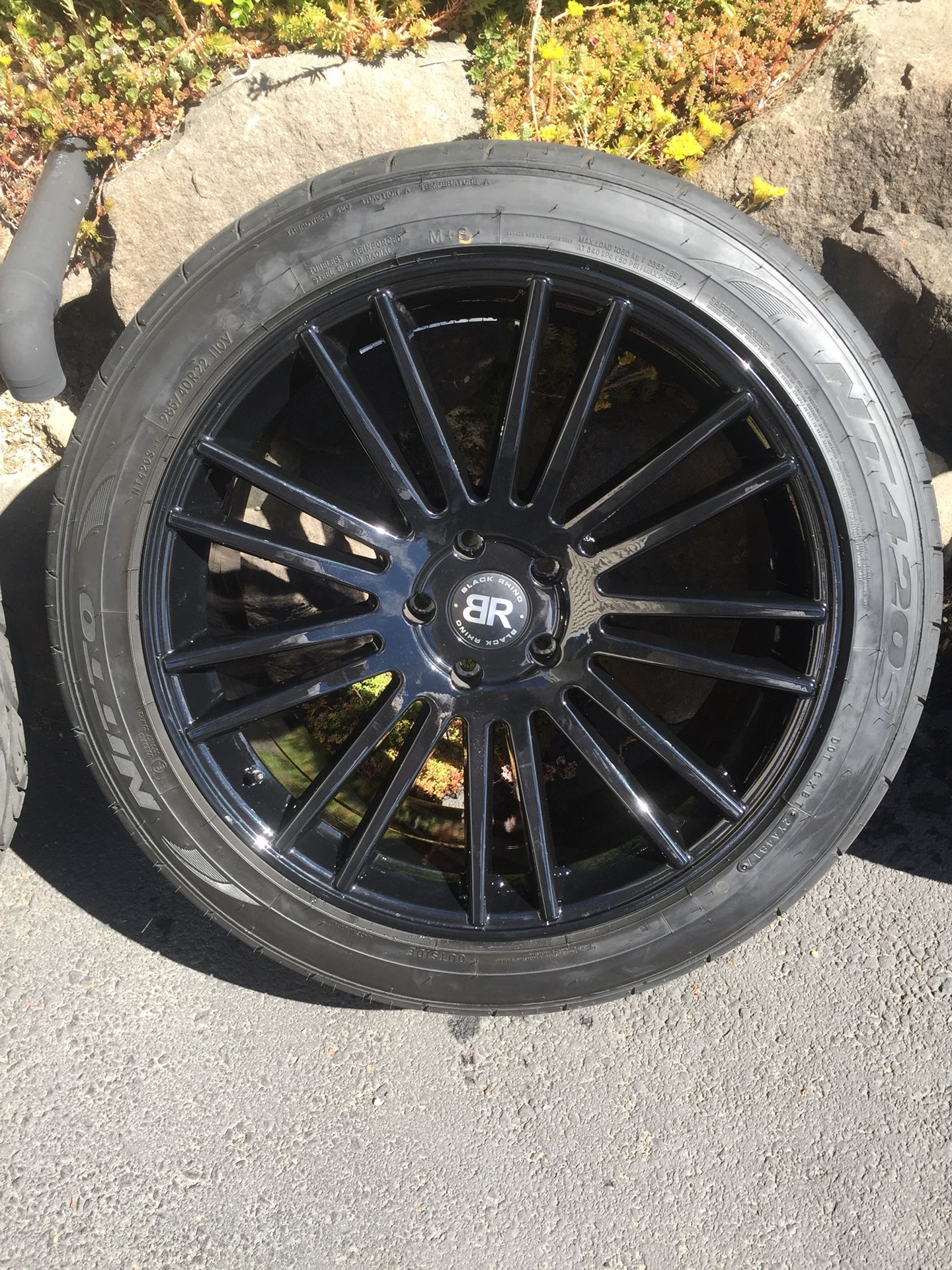 22 inch Black Rhino Kruger Wheels/Rims with 285/40 R22 Nitto tires for ...