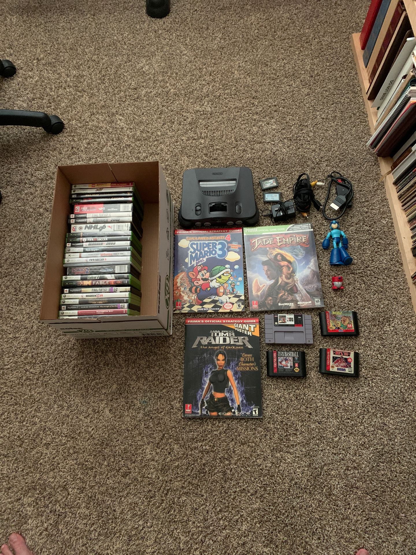 Vintage video game collection Nintendo sega xbox playstation ps2 n64 ...