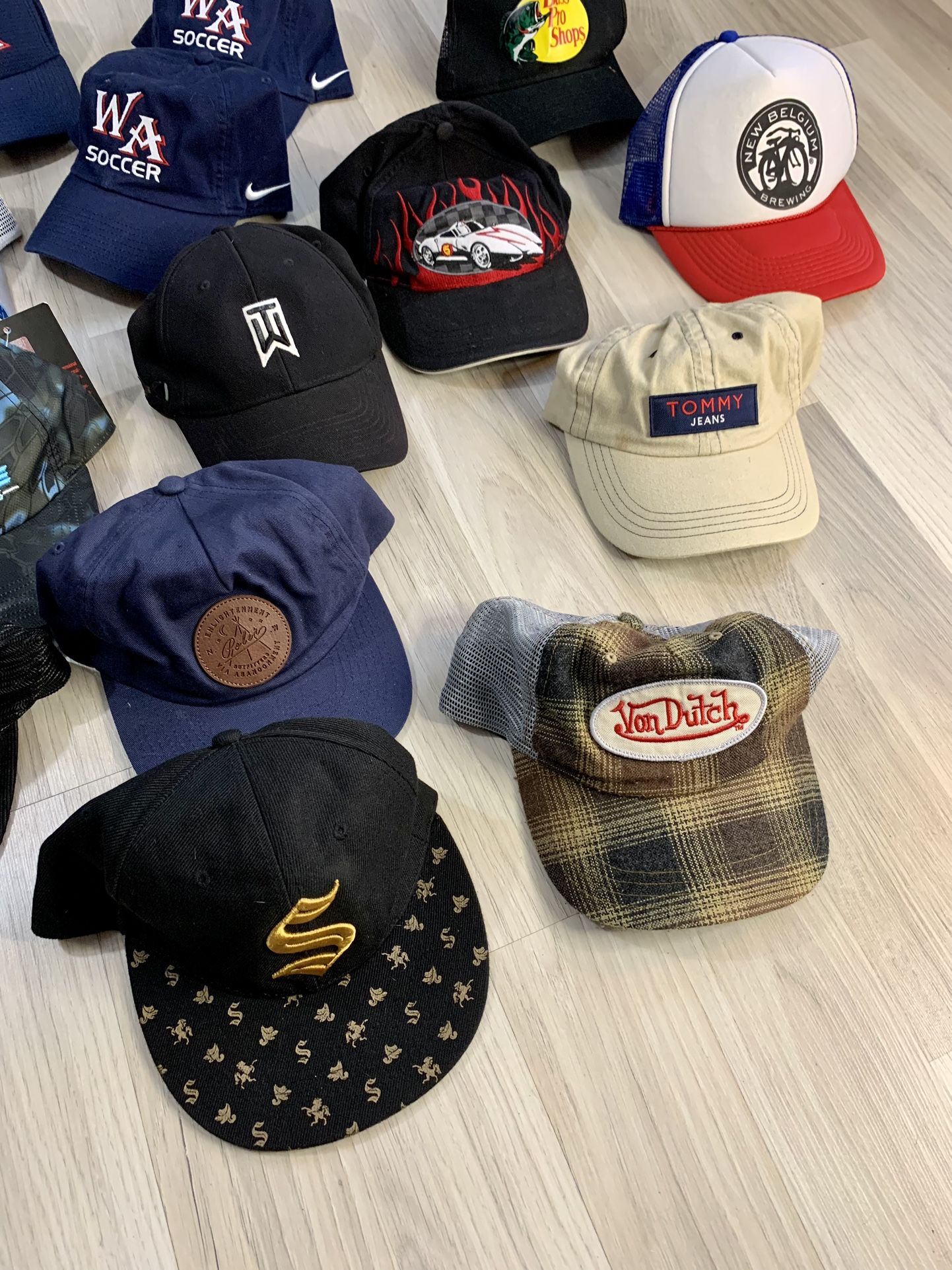 20 Mixed Vintage Modern Baseball Caps Dad Hats Reseller Bundle Lot ...