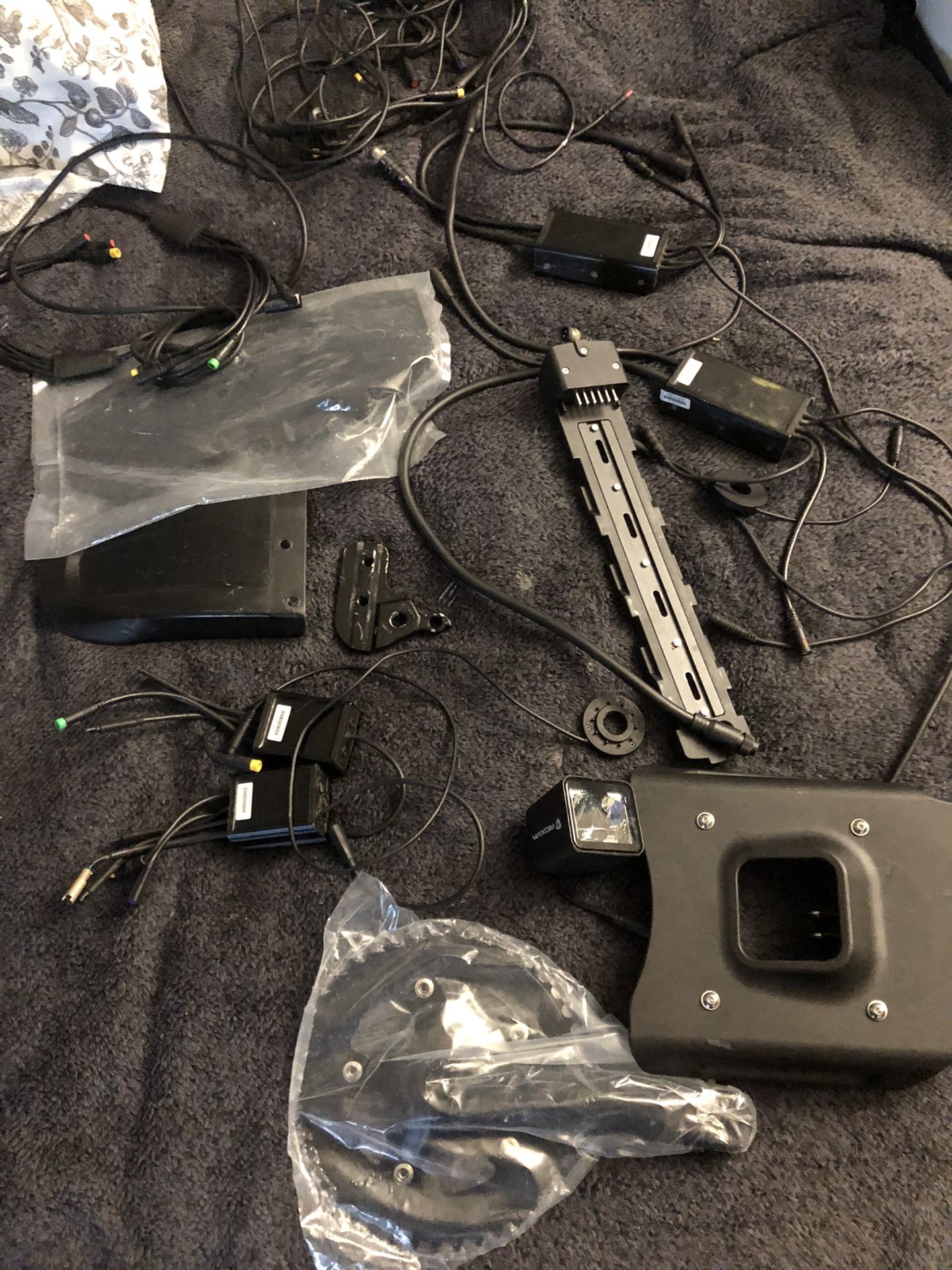 Super73 extra battery harness, Zx controller (sold), fenders, 72 to 12v ...