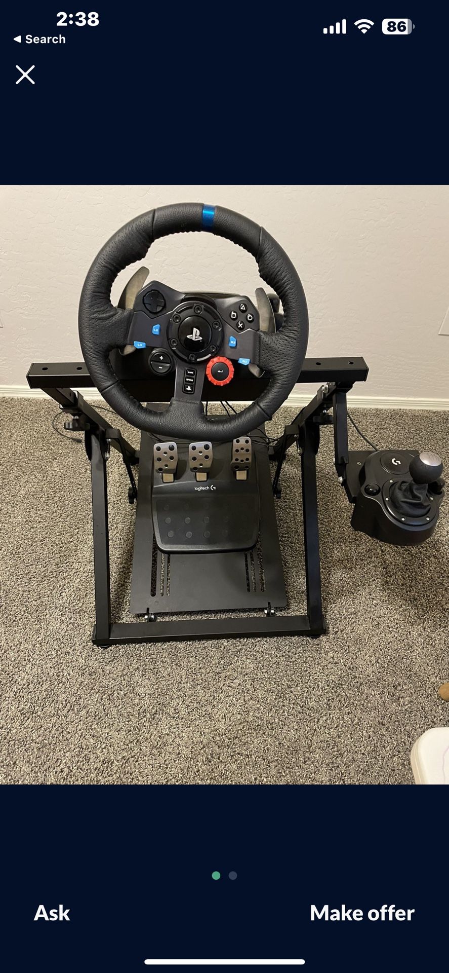 Logitech G920 With Shifter for Sale in Gilbert, AZ - OfferUp