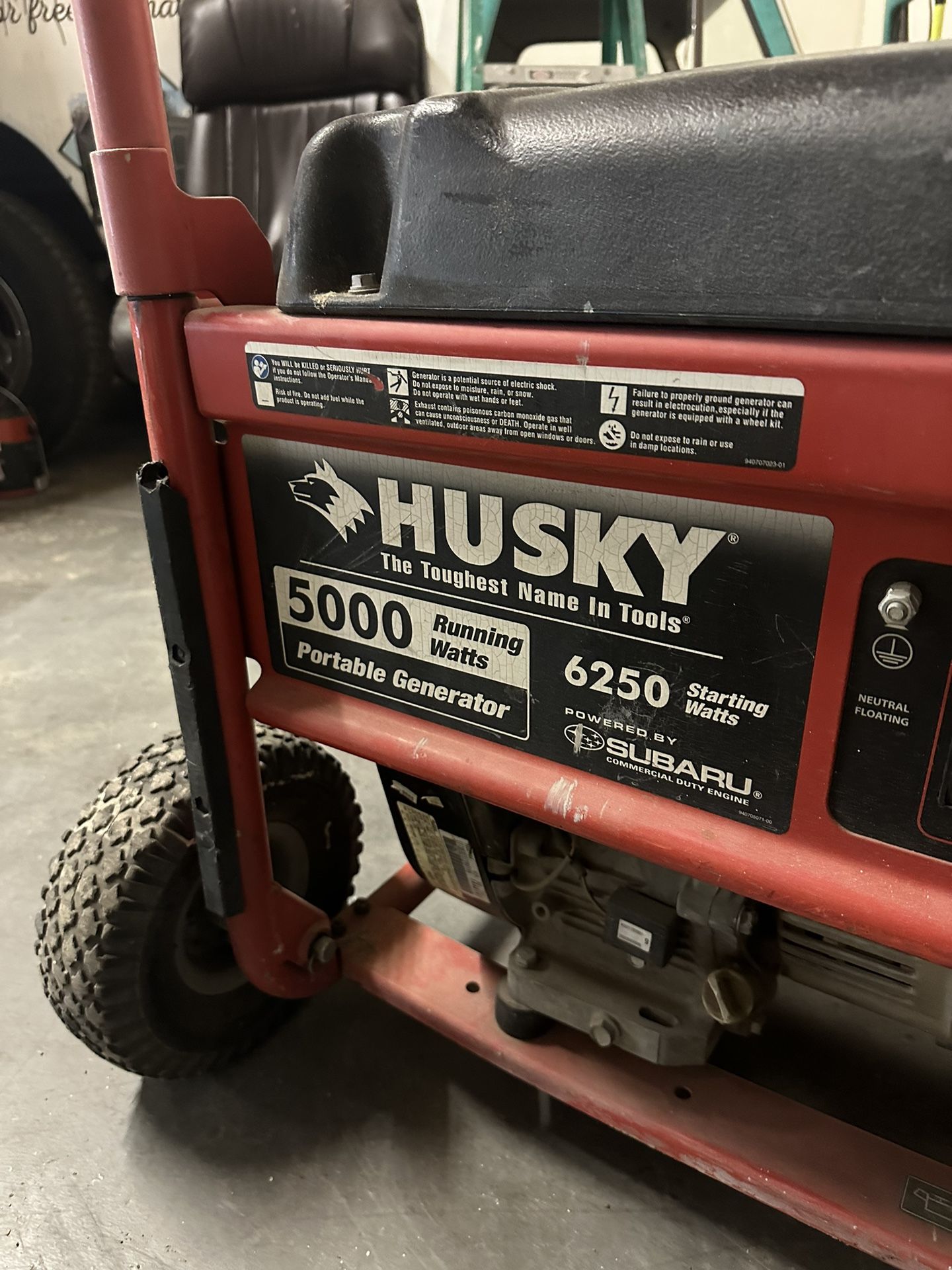 Husky 6250 Generator for Sale in Mesa, AZ - OfferUp