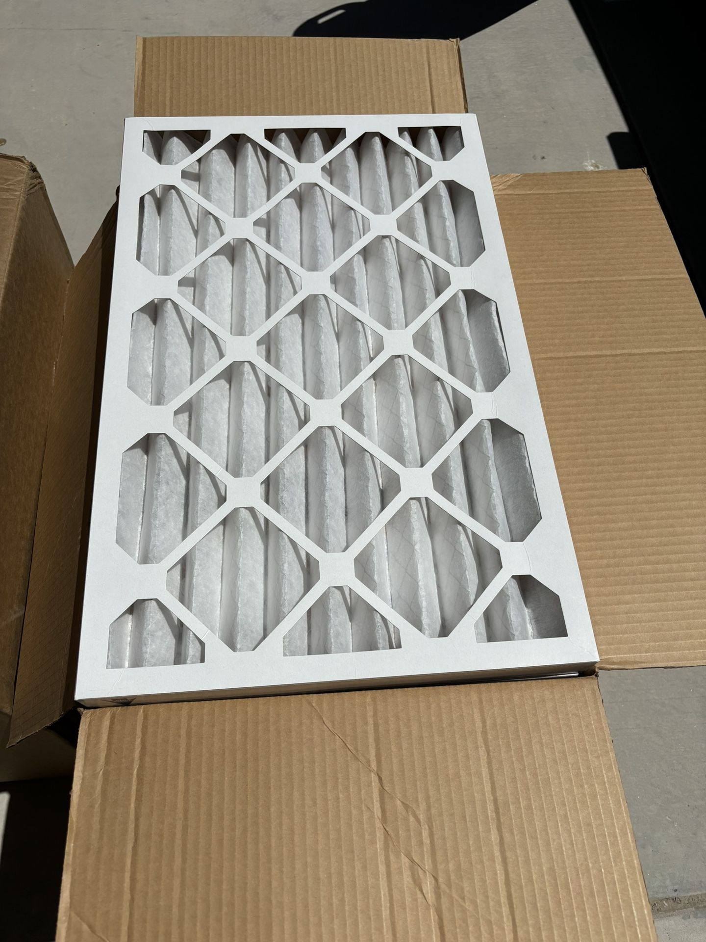 zephyr filtration air filters 16 x 25 x 2 merv 8 BRAND NEW IN BOX for ...