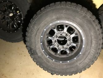 Fuel rims 18” on 35x12.5x18 Gladiators QR900 mt 35%. for Sale in Hemet ...